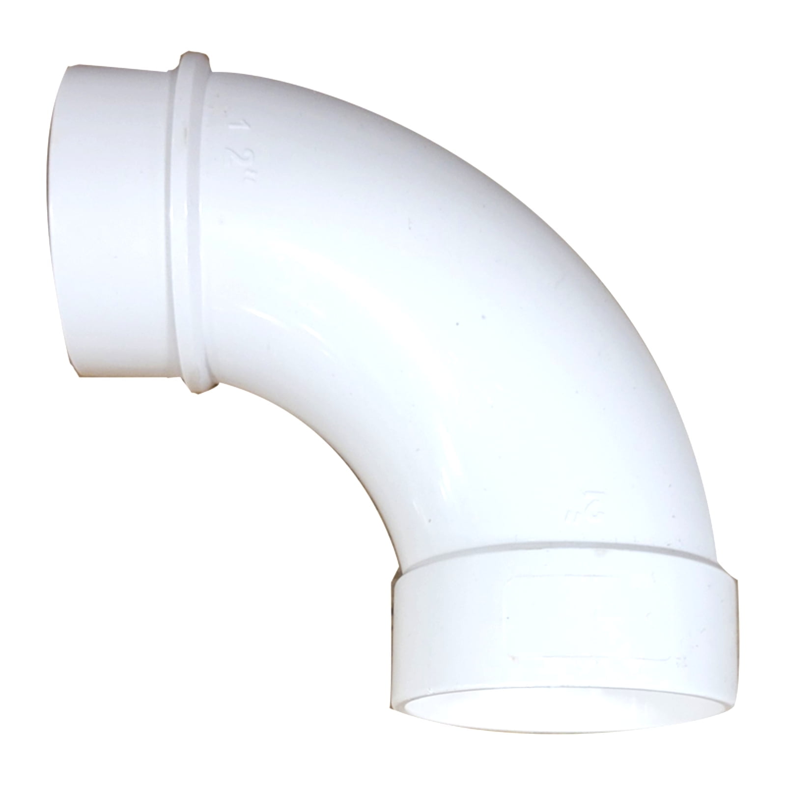 Vaculine Central Vacuum Cleaner White 2 Inch PVC 90 Degree Sweep Spigot ...