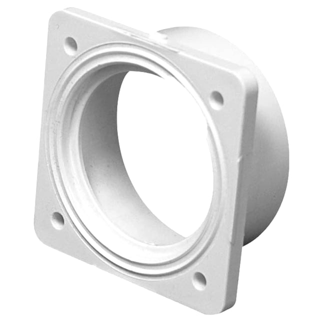 Vaculine Central Vacuum Cleaner White 2 Inch PVC Flanged Slip Coupling ...