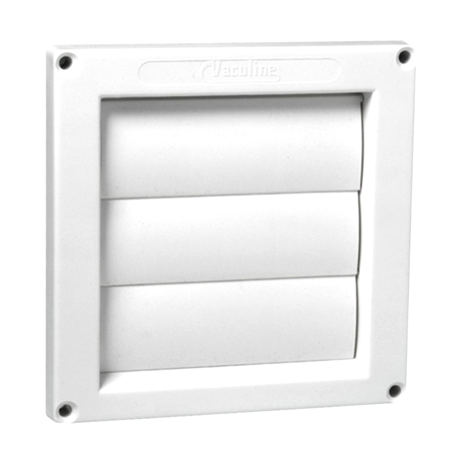 Vaculine Central Vacuum Cleaner White Louvered Door Exhaust Vent ...