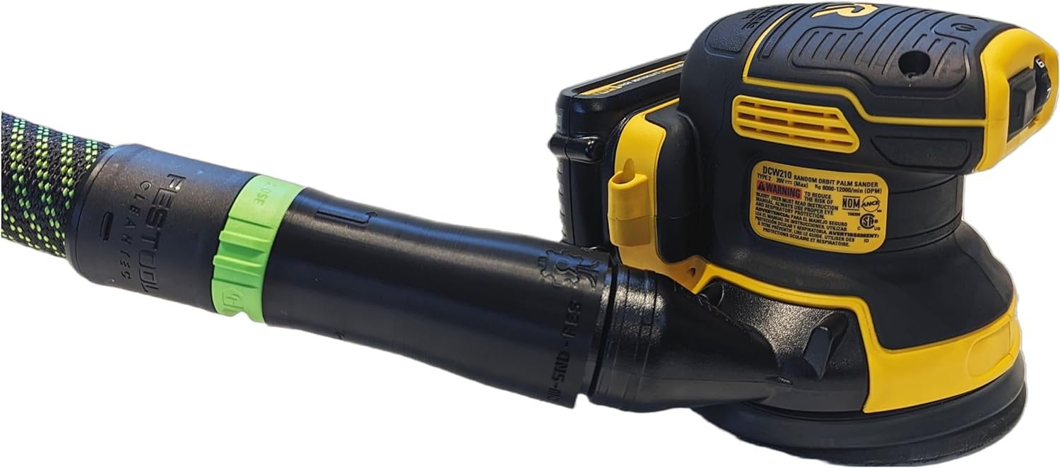 Vacuum Adapter for Dewalt or Craftsman Sanders - Dust Collection ...