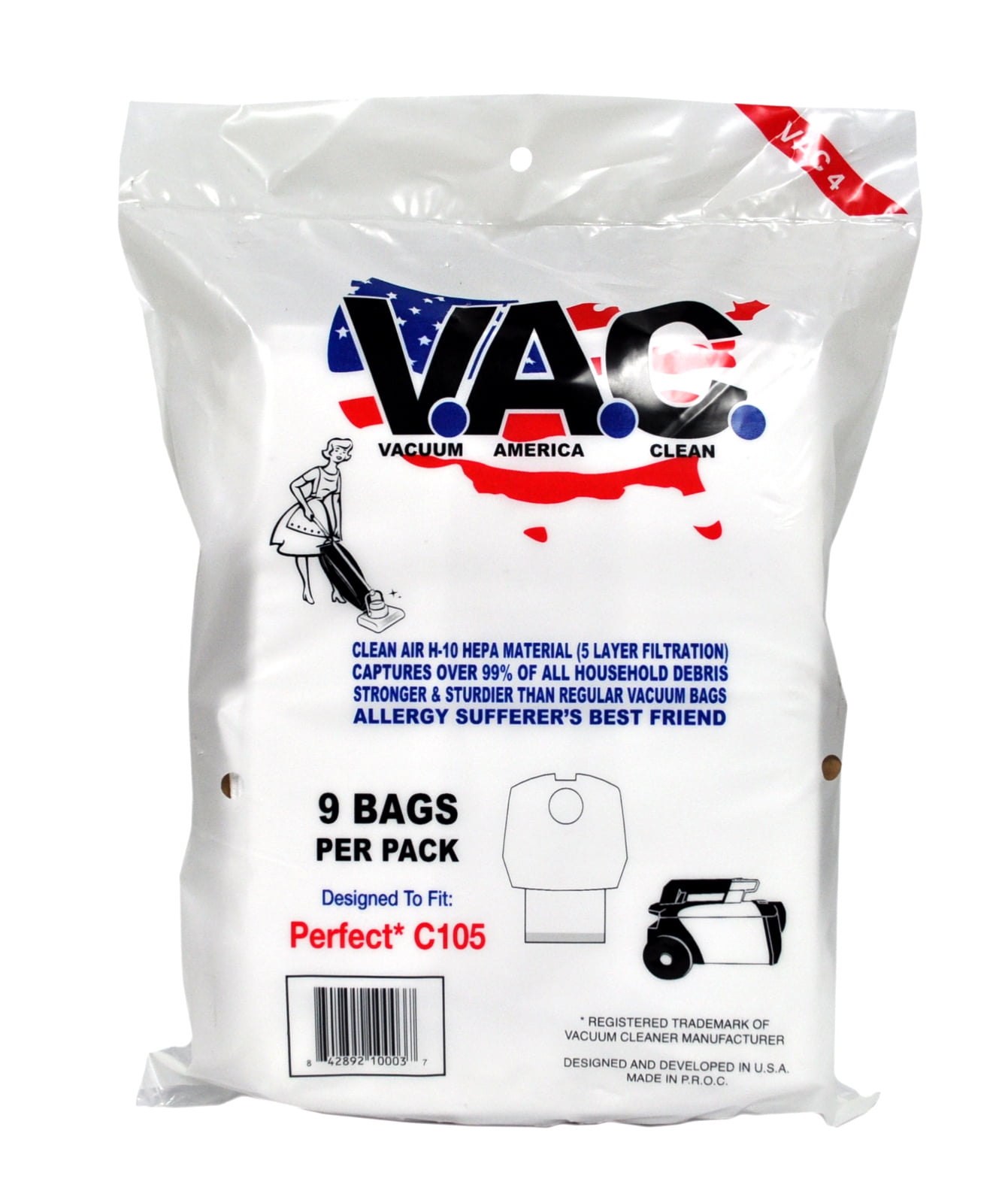 Vacuum America Clean Prefect C105 - Walmart.com