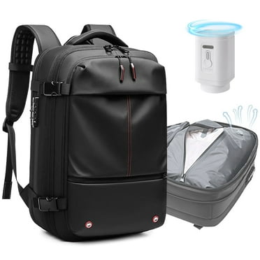 Vacuum Compression Backpack Travel, 60L Expandable Travel with Vacuum ...