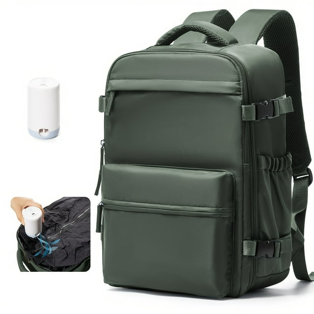 Vacuum Backpack Travel Compression Bags With Air Pump For Carry On ...