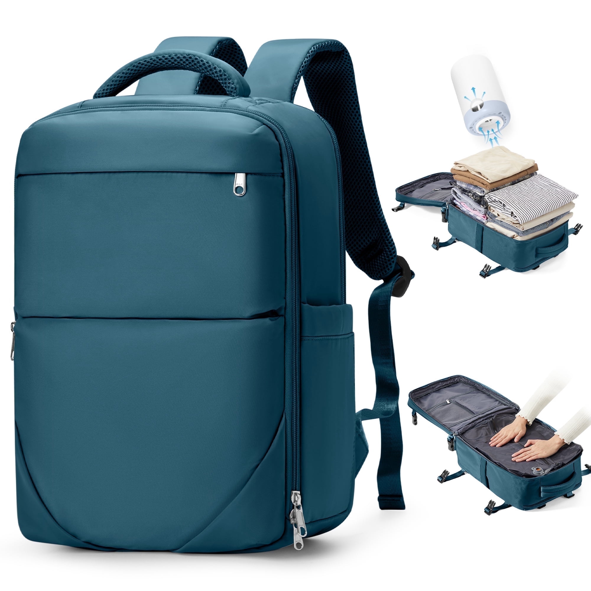 Air Seal Travel Backpack Vacuum Compression Backpack Travel with Pump ...