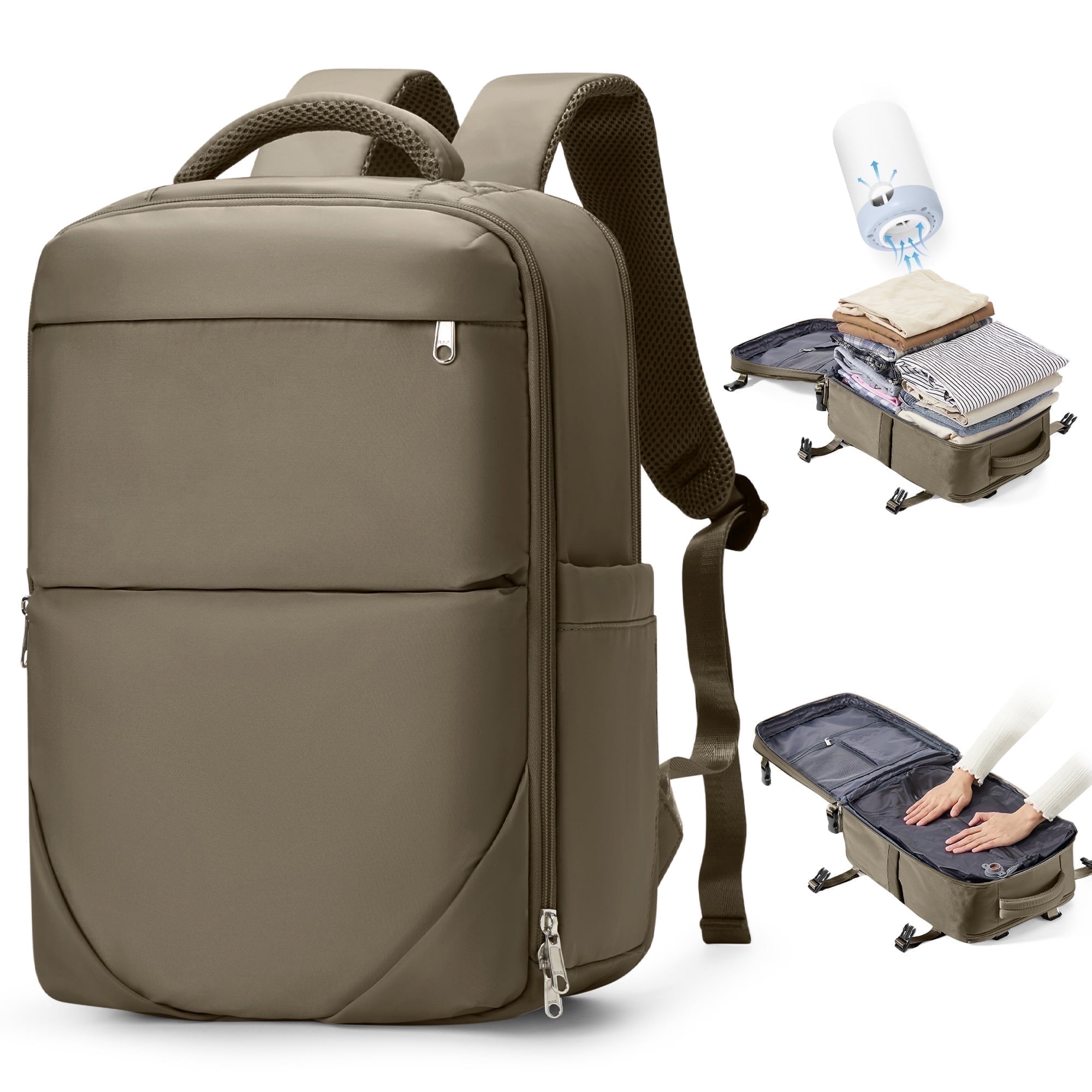 Air Seal Travel Backpack Vacuum Compression Backpack Travel with Pump ...