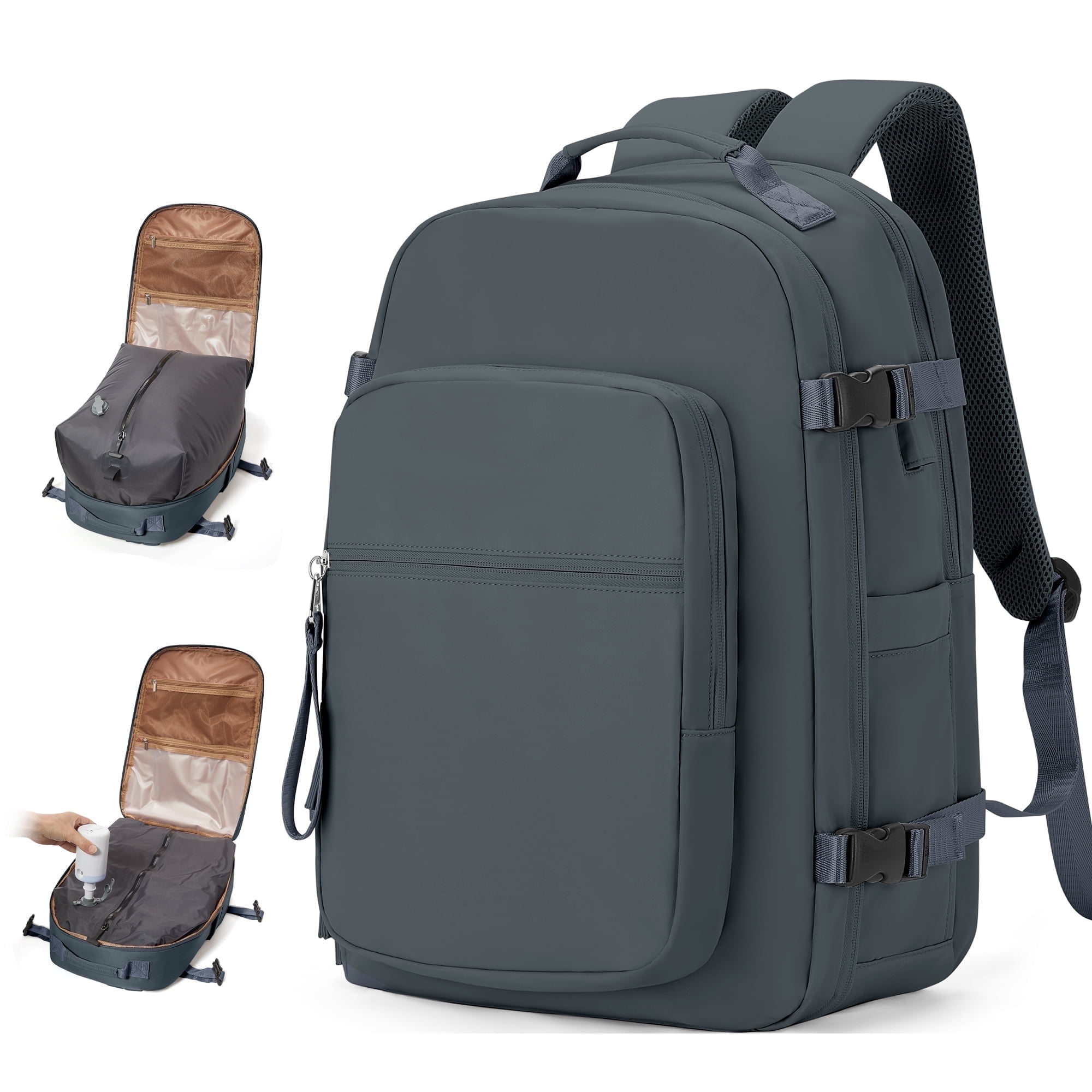 Vacuum Seal Backpack for Travel with Vacuum Compression, Air Seal ...