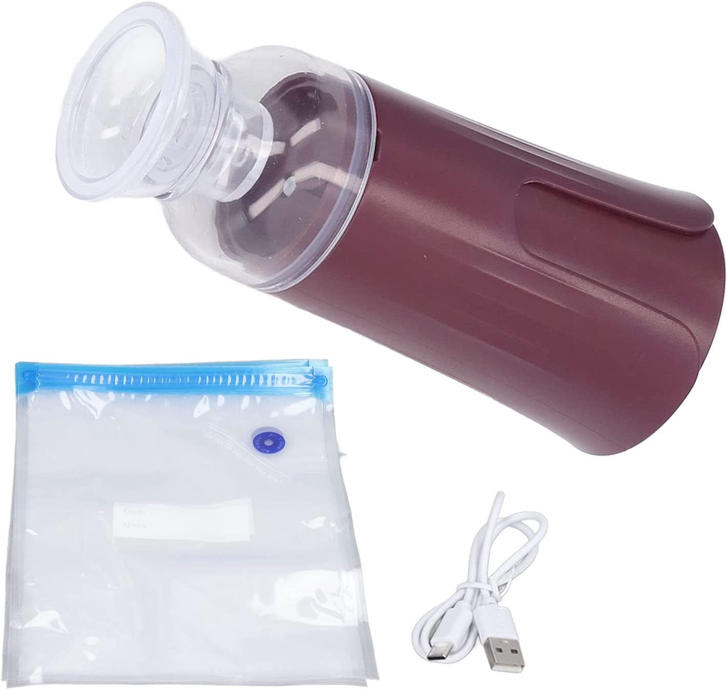Vacuum Vacuum Bag,Electric Vacuum Sealer Food Pump and 5 Reusable ...