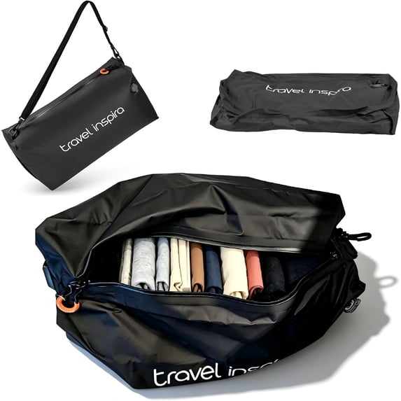 Vacuum Bags for Travel Luggage, Reusable Compression Bags for Carry On ...