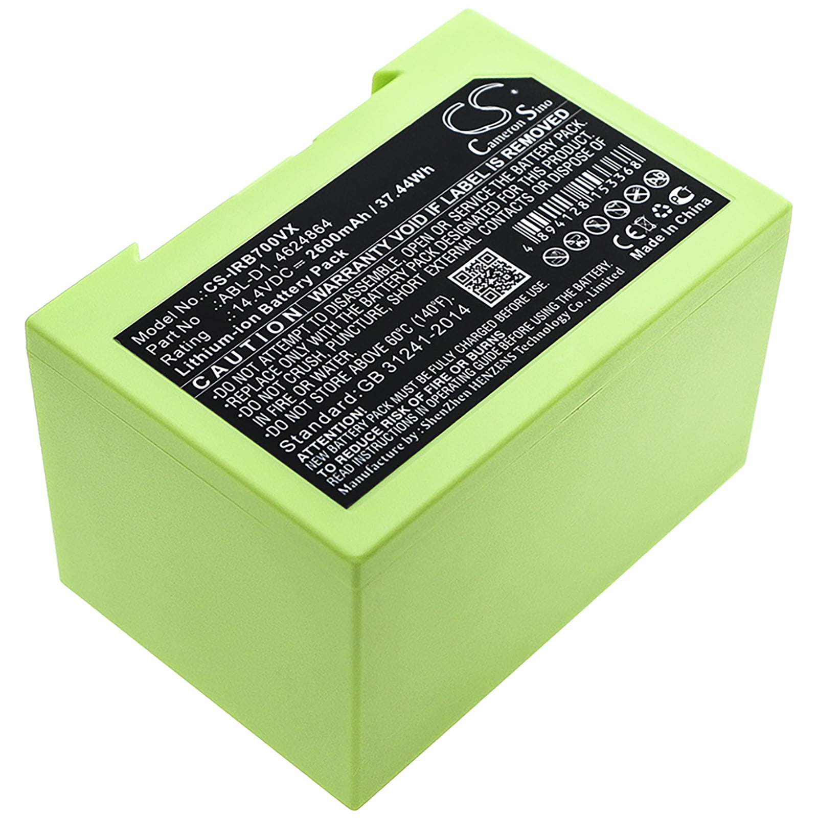 Vacuum Battery for iRobot Roomba e5 e6 i7 i7+ i7158 i7550 i7558 ABL-D1 ...
