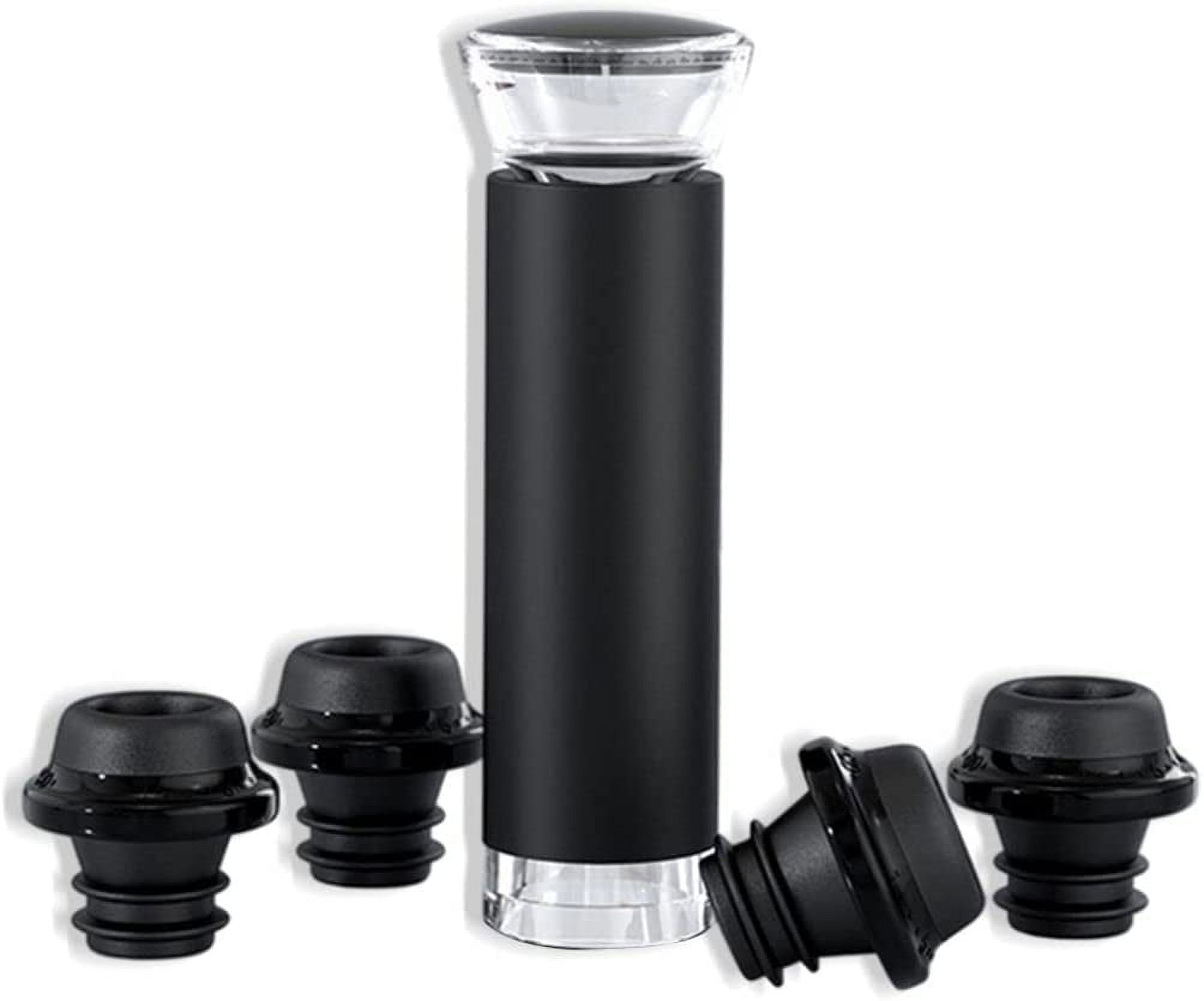 Vacuum Bottle Stoppers Manual Wine Bottle Stoppers Set Reusable Wine ...