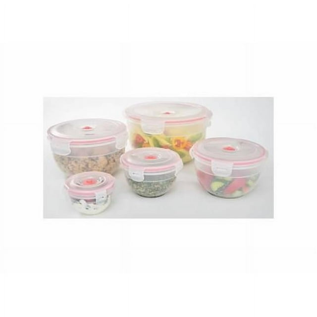 Vacuum Bowl Food Storage Containers, 11 Pieces - Walmart.com