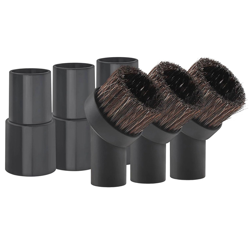 Vacuum Brushes 3 Pairs, Vacuum Attachment Round Dust Brushes Horse Hair ...