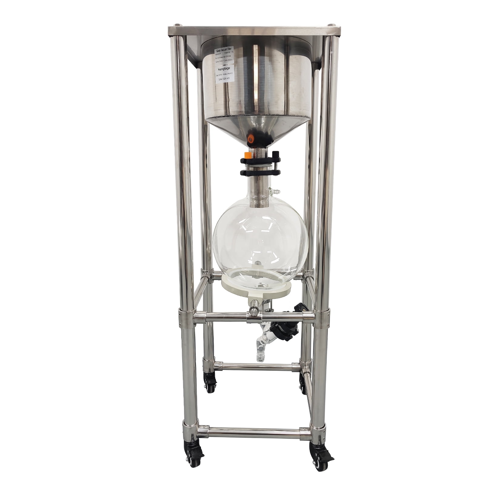 Vacuum Buchner Funnel Glass Vacuum Filter Stainless Steel Funnel 10L ...