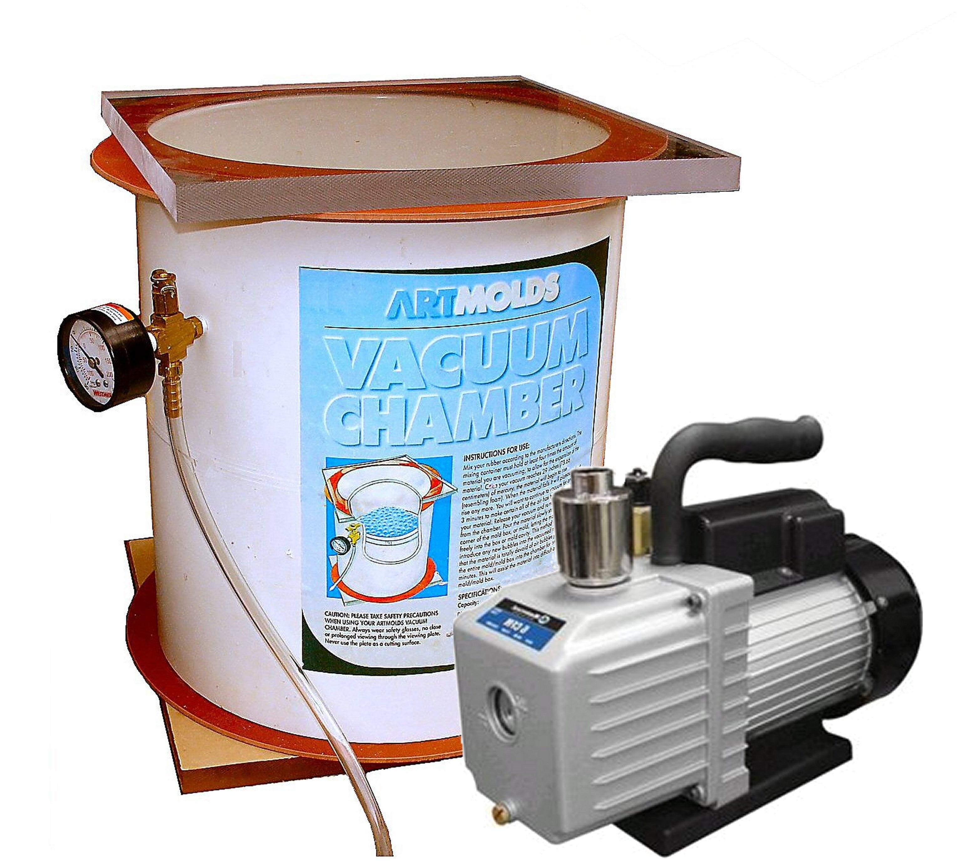Vacuum Chamber with Pump - Walmart.com