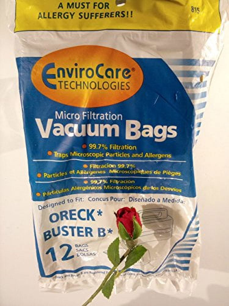 EnviroCare Vacuum Cleaner Bags for Oreck Buster B, Bb Housekeeper ...