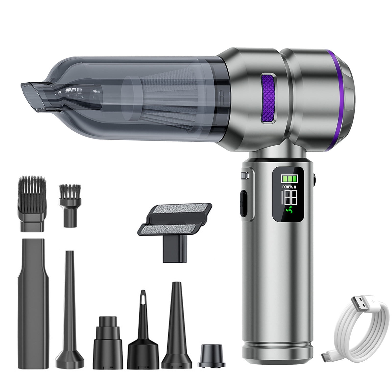 Vacuum Cleaner Cordless, Portable Cordless Handheld Car Vacuum Cleaner ...