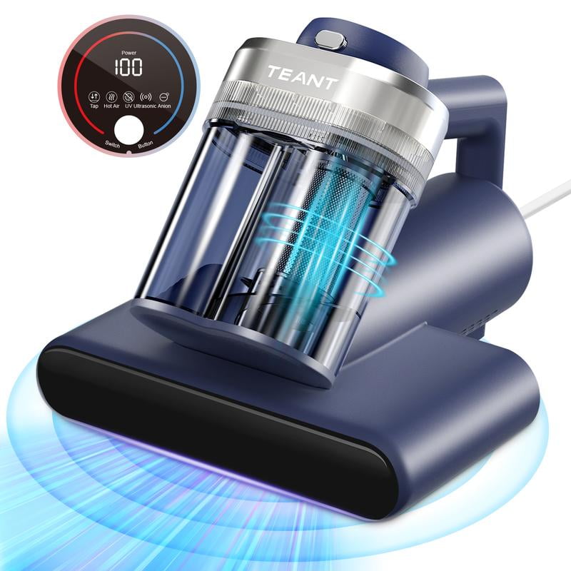 Vacuum Cleaner for Dust Mites Removal, Bed Vacuum with UV-C Light & 149 ...