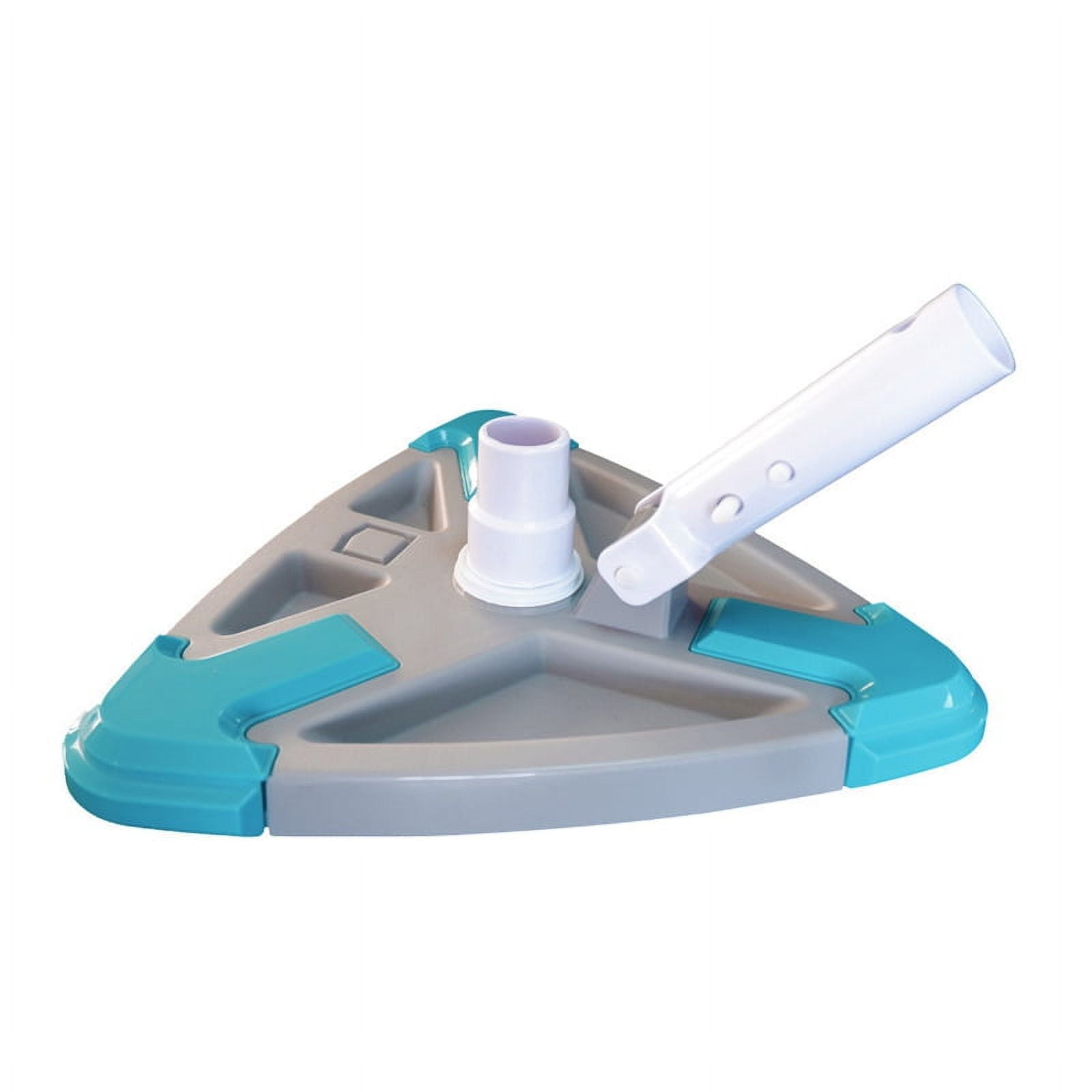 Vacuum Cleaner Head Triangular Pool Head with Side Brush Suction Head Brush Cleaner Swimming ...