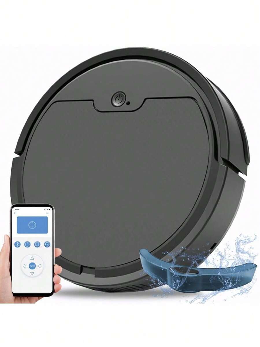 Vacuum Cleaner And Mop Combo With App Control, 2000Pa Powerful Suction ...