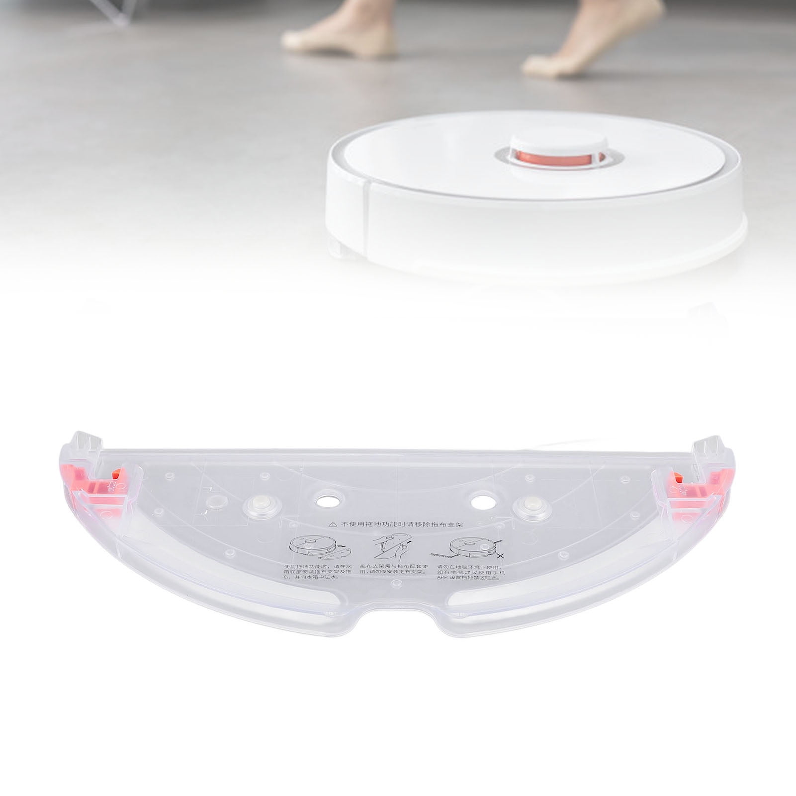 Vacuum Cleaner Mop Holder, Easy Attach/Detach For Robotic Sweeping Bots ...