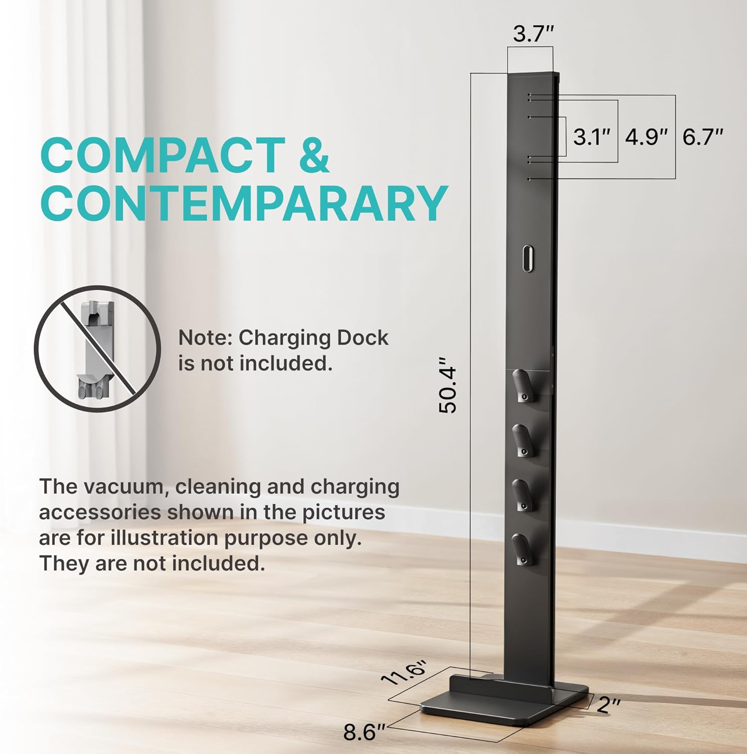 Vacuum Cleaner Stand, Compatible with Cordless Vacuums Gen5 V15 V12 V11 ...