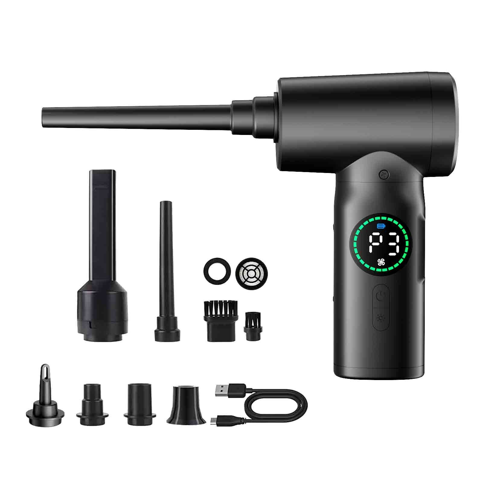 Vacuum Cleaners For Home Mini Vacuum Cleaner Compressed Duster With LED ...