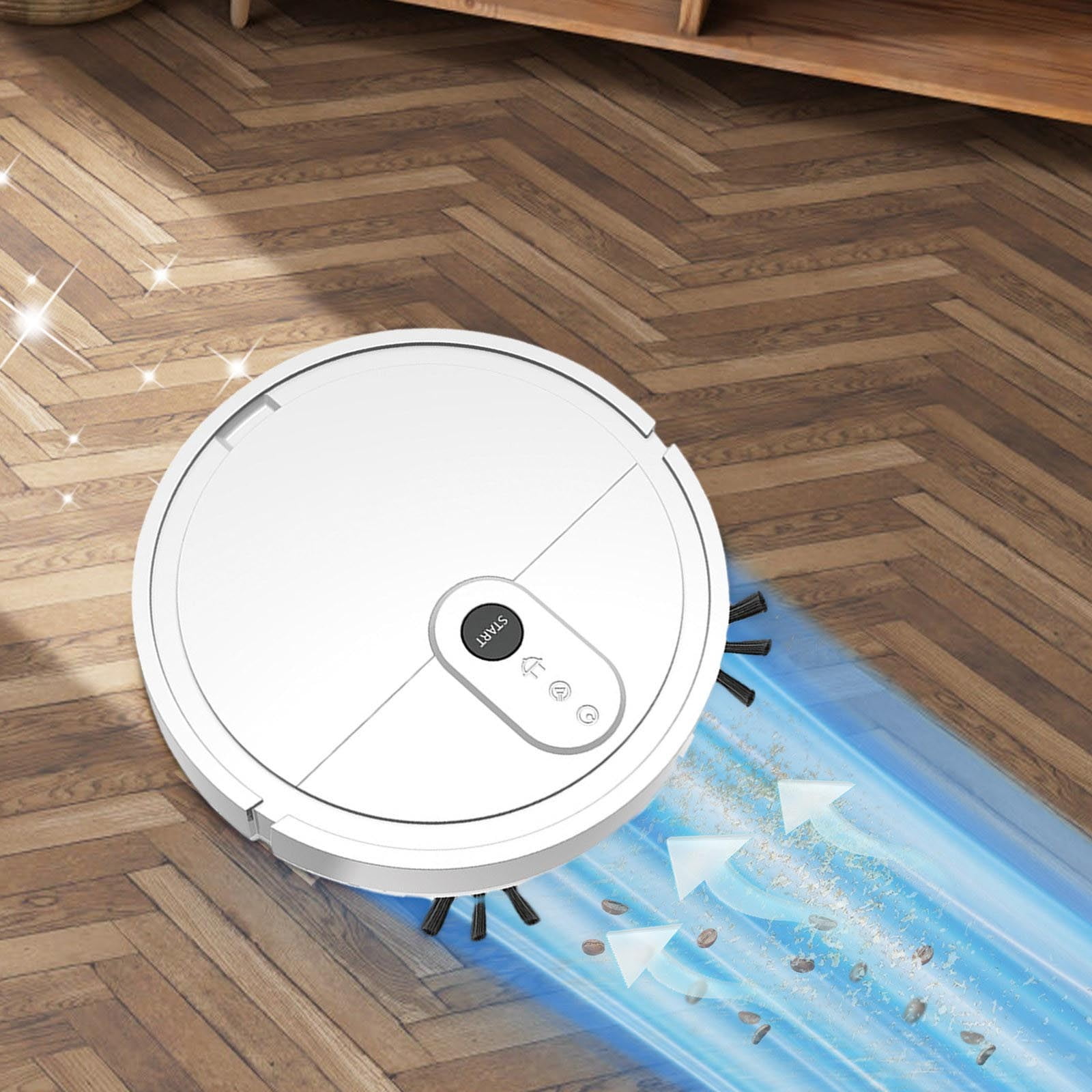 Vacuum Cleaning Robot, 3-in-1 Intelligent Sweeping Pet Hair Cleaning, Suction Sweeping Mopping ...