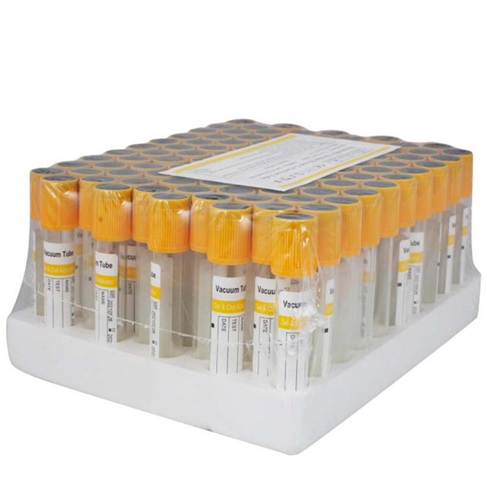 Vacuum Collection Tubes Tubes 12 x 75mm, 3mL, 100pcs - Walmart.com