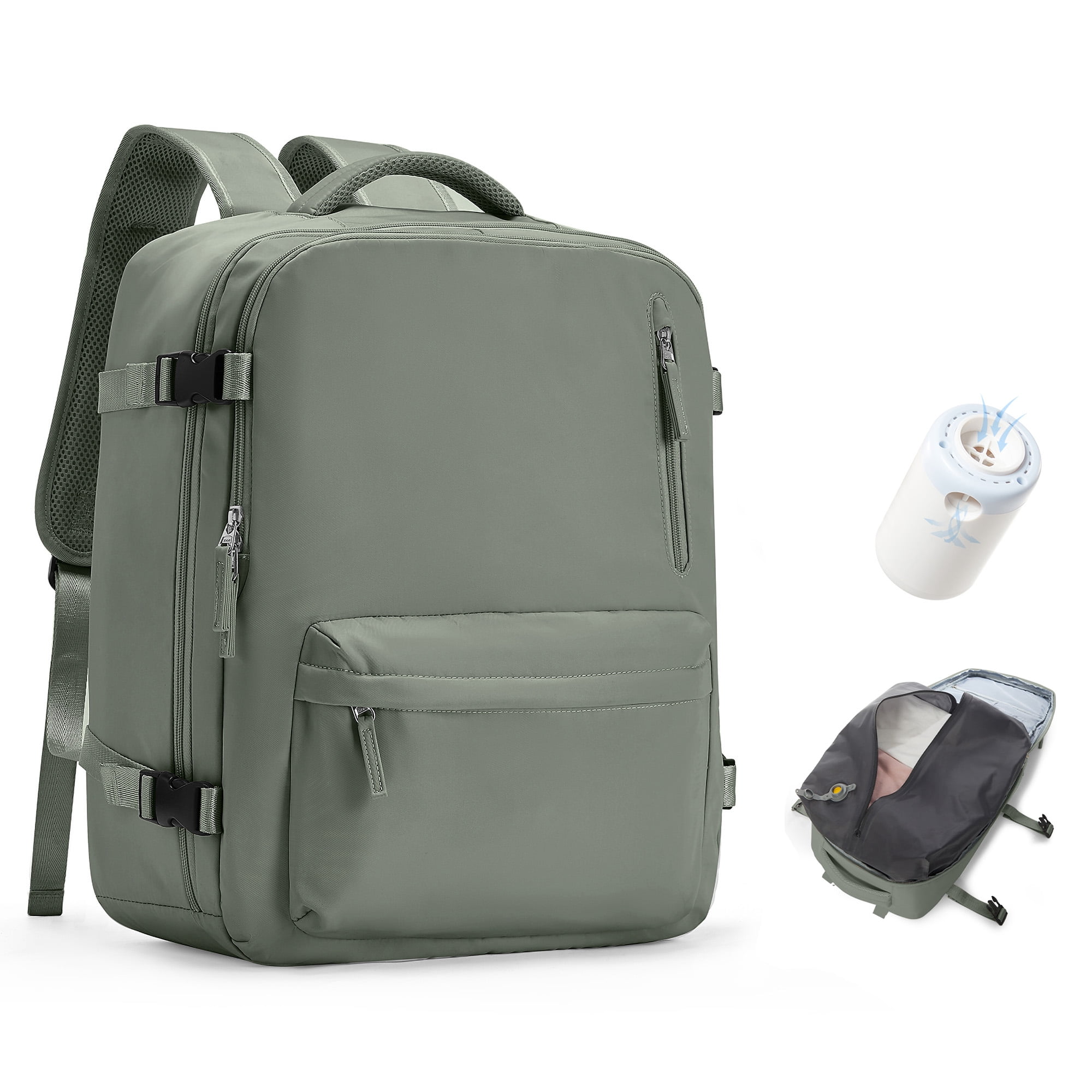 Vacuum Compression Backpack, 45L Expandable Travel Backpack with ...