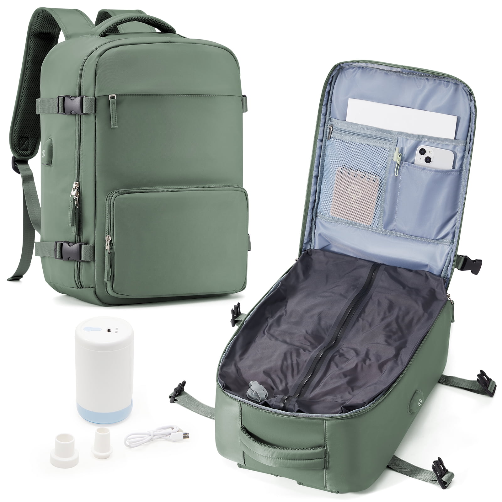 Vacpack Backpack with Vacuum Seal Backpack Travel Airback Backpack with ...