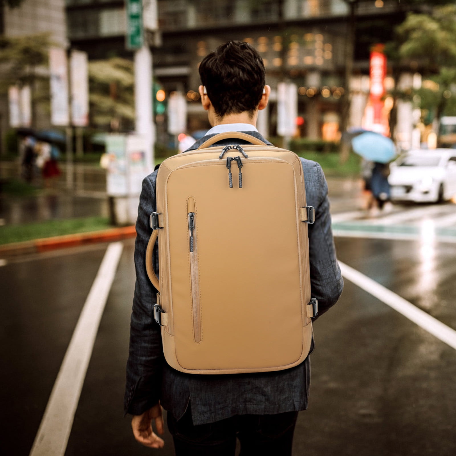 Vacuum Compression Border Backpack High-End Business Backpack ...