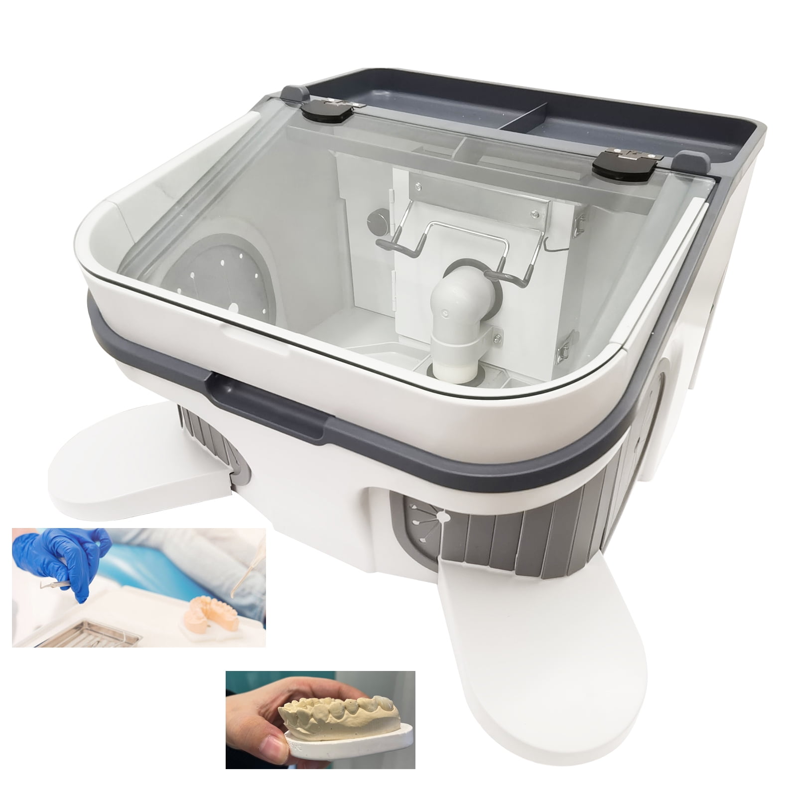 Vacuum Dust Cover Collector Machine Seal Housing Dental Lab - Walmart.com