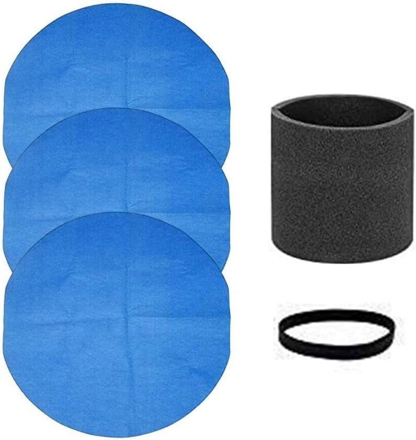 Vacuum Filter Kit for Shop Vac Wet/Dry Cleaners - Foam Filter, Retainer ...