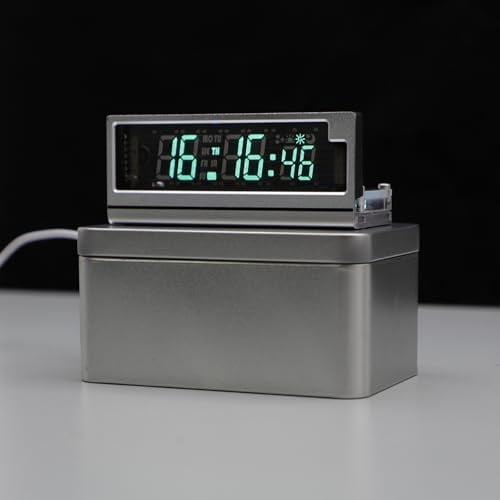 Vacuum Fluorescent Display Clock,Vintage VFD Clock,WiFi Clock,Alarm ...