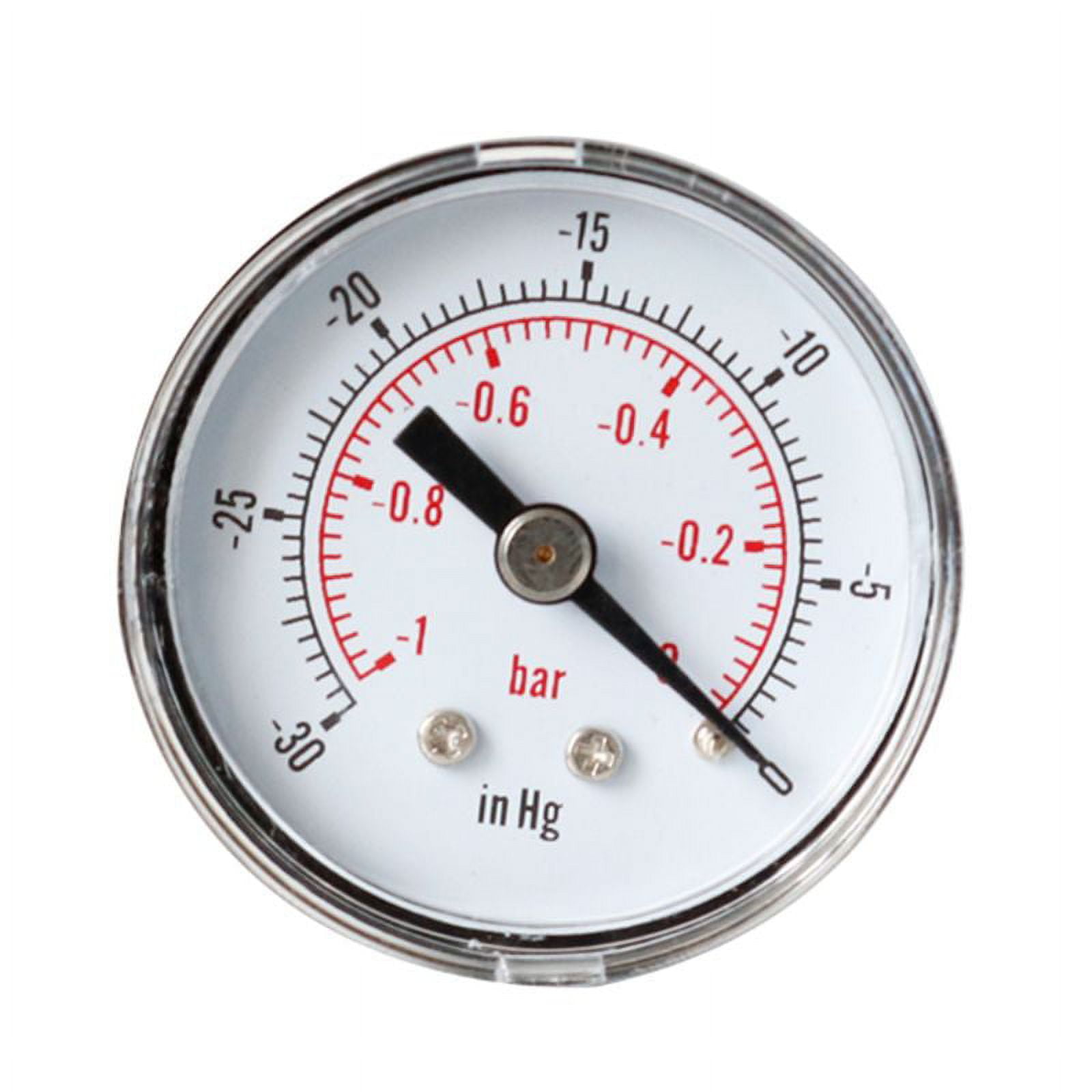 Vacuum Gauge for /Fuel Oil /Water 40mm 0/30"Hg & 0/-1 Bar 1/8" BSPT ...