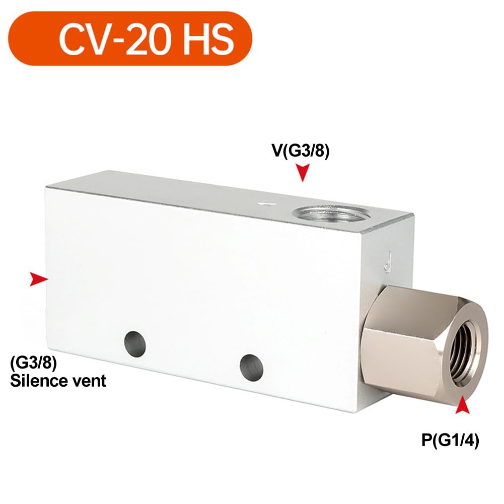 Vacuum Generator Air Exhaust Ejector Pressure Pneumatic Cv-10-25 ...