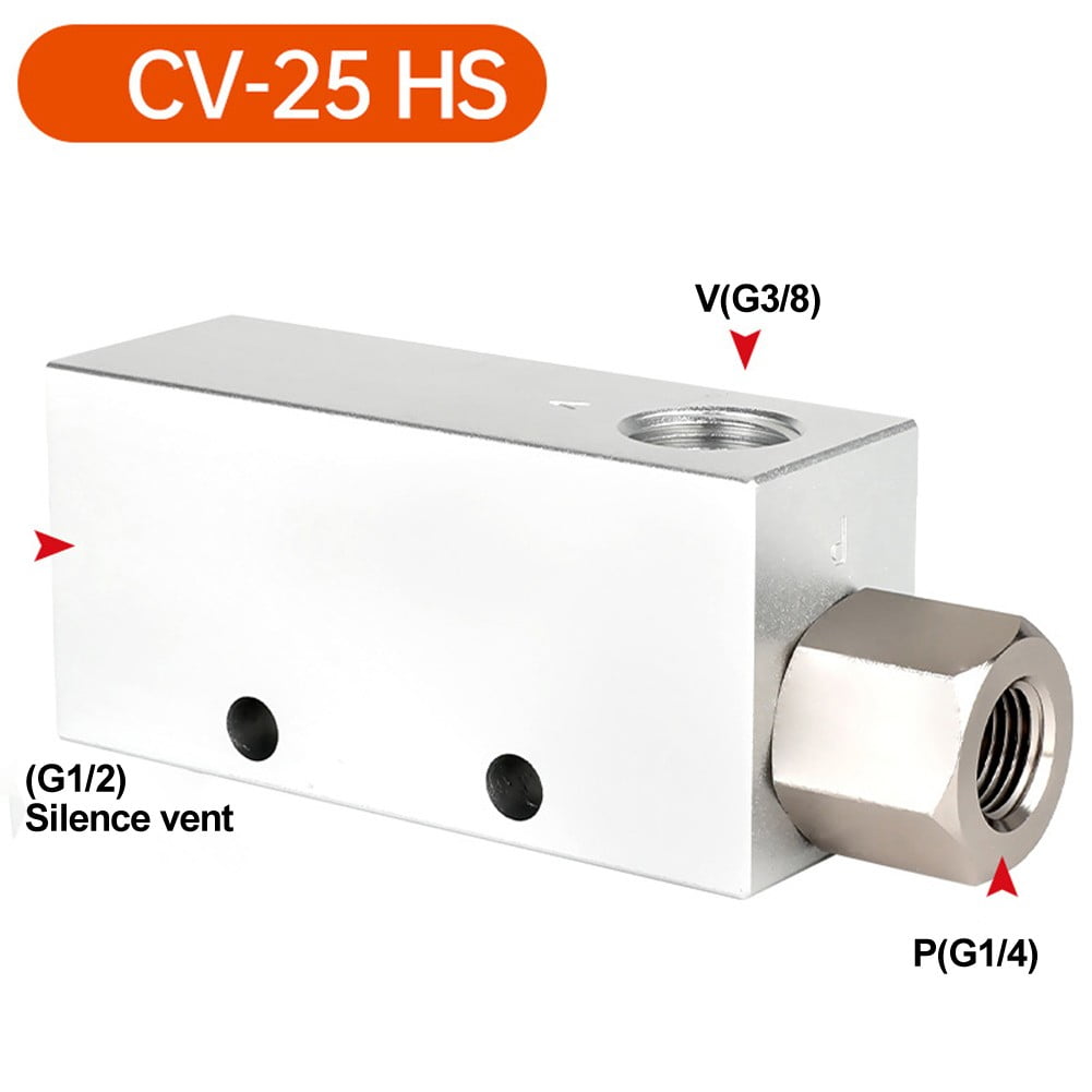 Vacuum Generator Air Exhaust Ejector Pressure Pneumatic Cv-10-25 ...