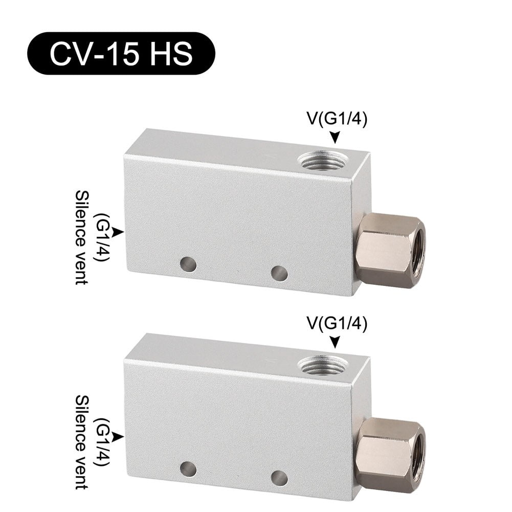 Vacuum Generator Air Exhaust Ejector Pressure Pneumatic Cv-10-25 ...