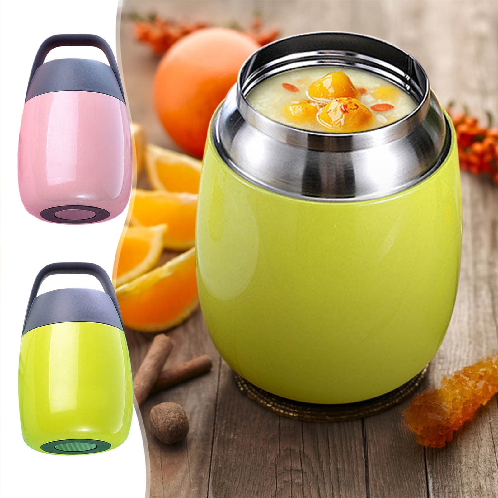 Vacuum Insulated Braising Beaker, Stainless Steel Portable Food Jar ...