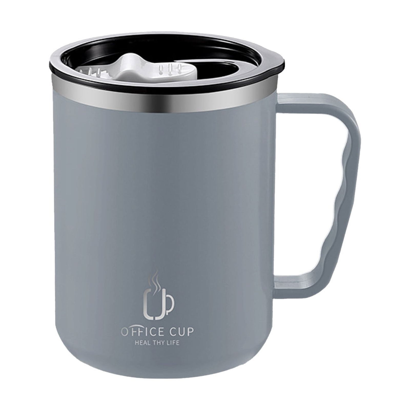 Vacuum Insulated Coffee Mug, 16.9oz Reusable Stainless Steel Thermal ...