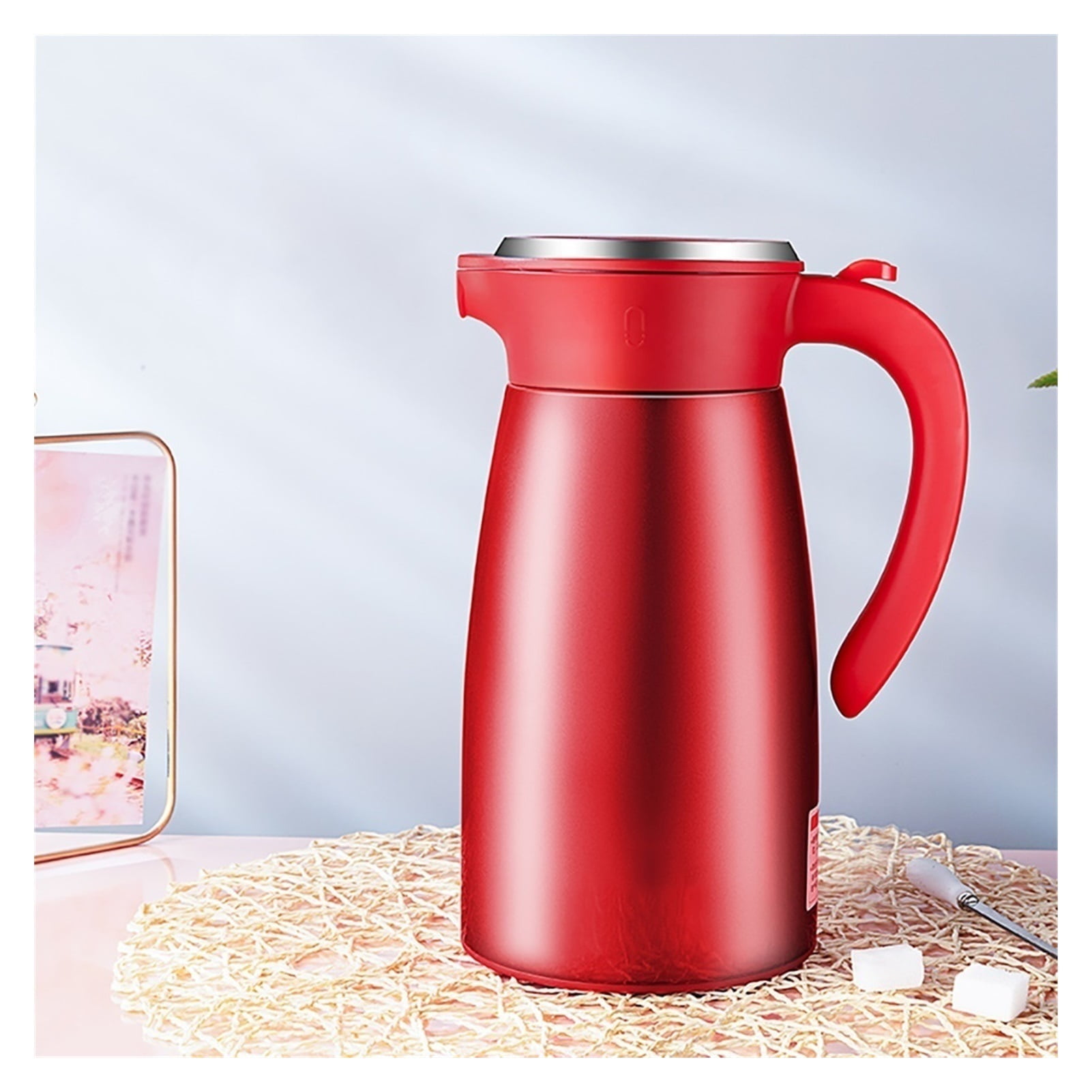 Vacuum Insulated Jug Thermal Coffee Carafe Server for Hot and Cold ...