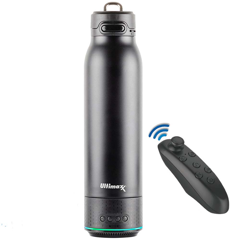 Vacuum Insulated Premium Water Bottle with Rechargeable Bluetooth ...