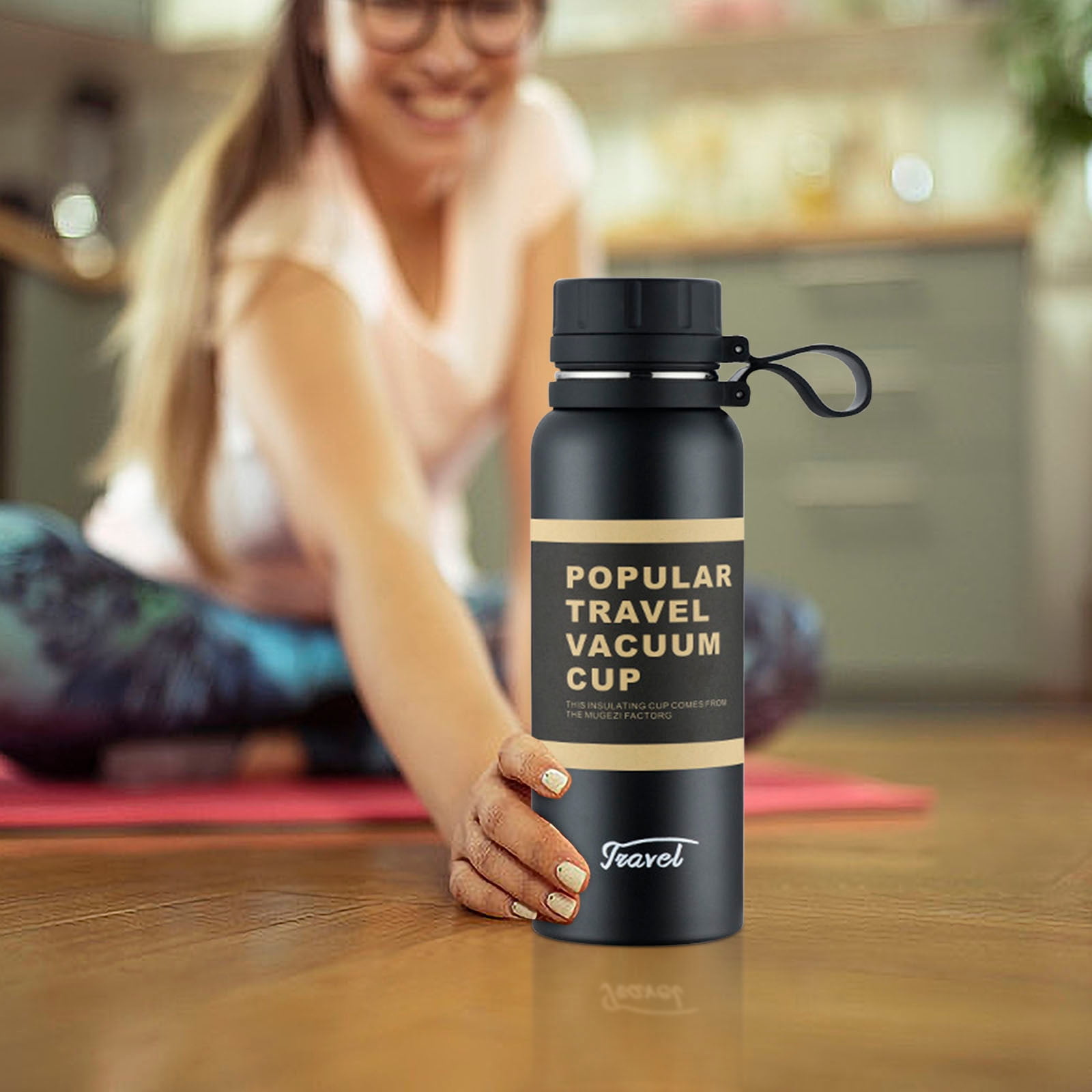 Vacuum Insulated Water Bottle 650ml/22oz Stainless Steel Thermo Bottles ...