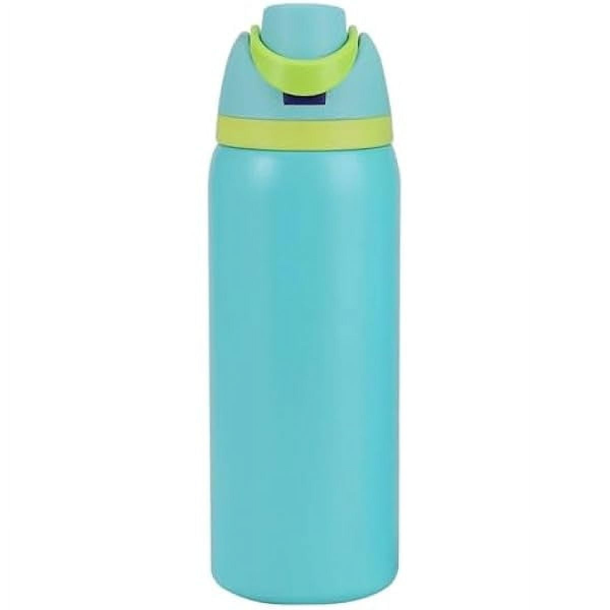 Vacuum Insulated Water Bottle with Straw 32oz Stainless Steel Thermos ...