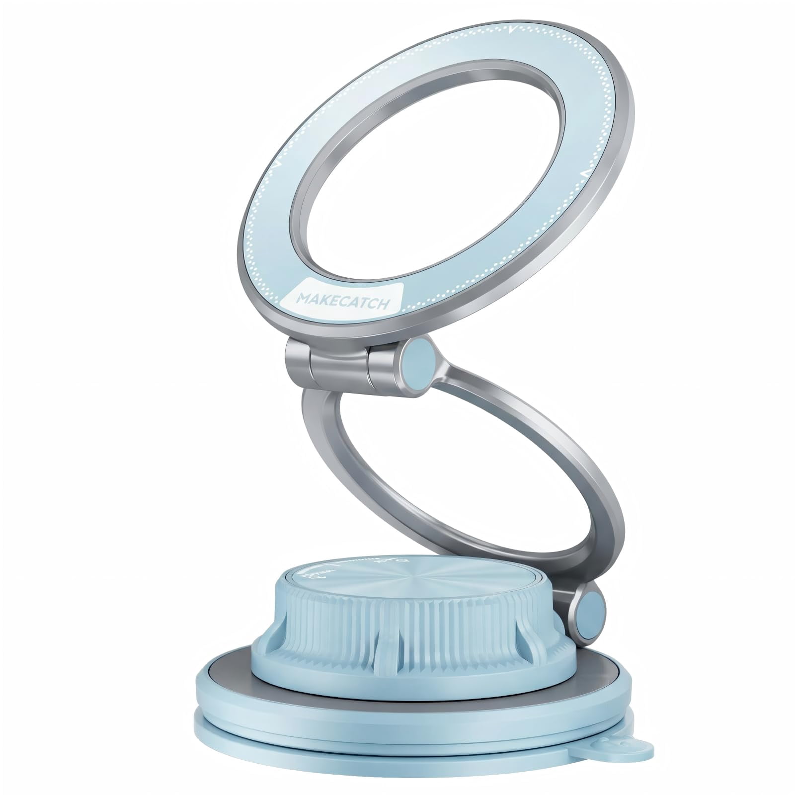 Vacuum Magnetic Car Phone Mount, 120+LB N55 Magnet (3000gf) Dashboard ...