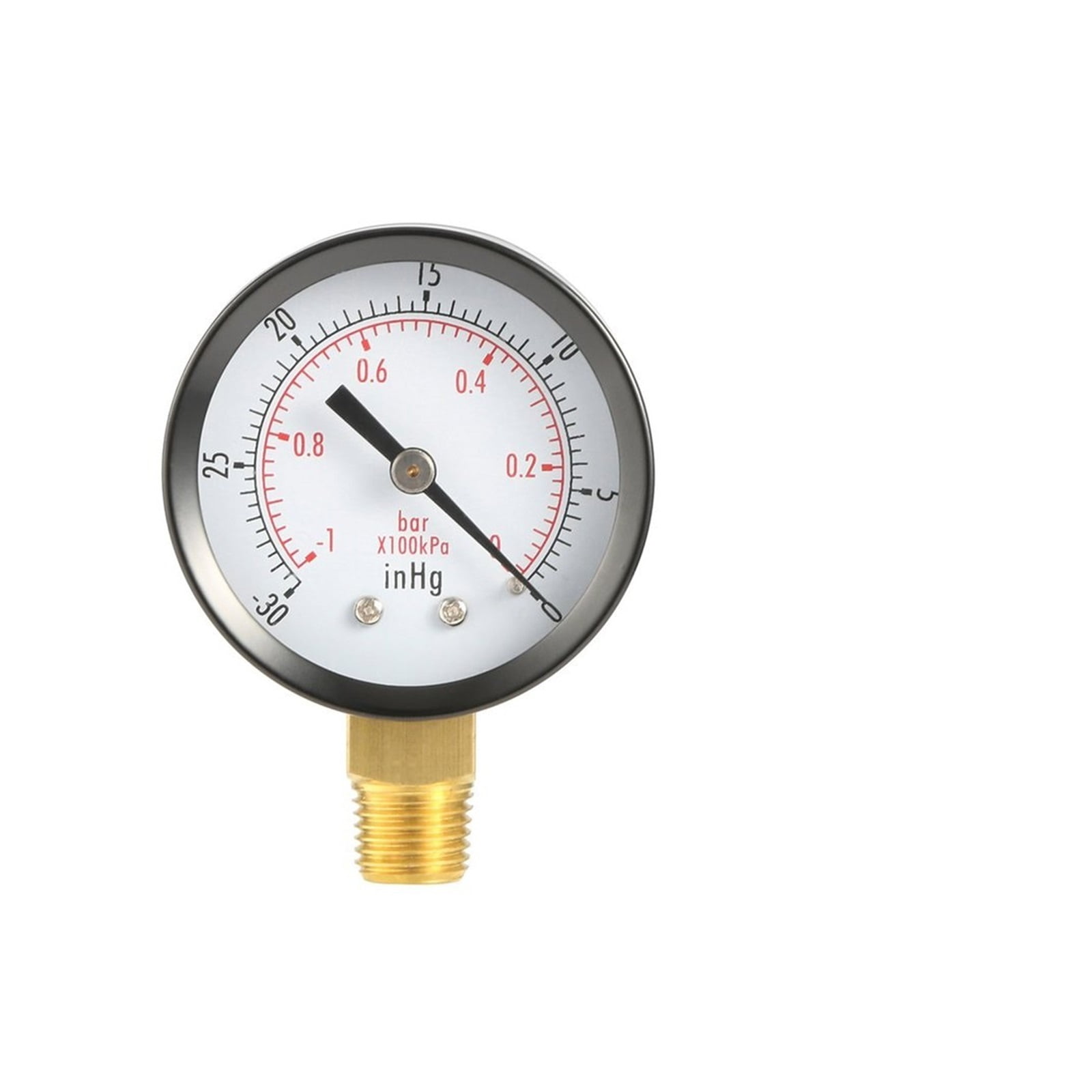 Vacuum Manometer Mini Dial Portable Dual Scale Dial Gauge 1/4" NPT ...