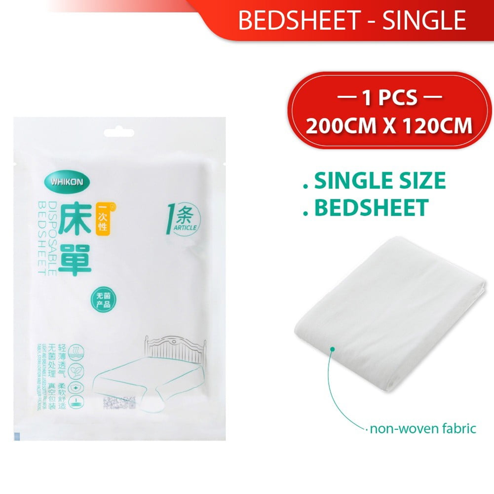Vacuum Packed Disposable Travel Towel Set with Bedsheet and Toilet ...