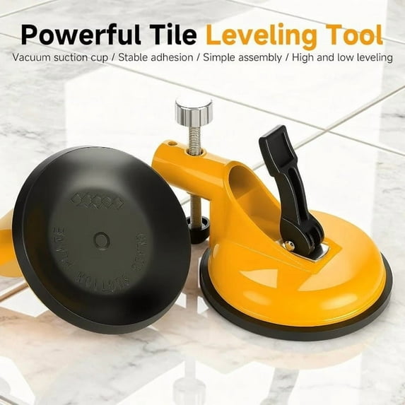 Vacuum Panel Leveling Tool with Suction Cup, Height Adjustable Leveling ...