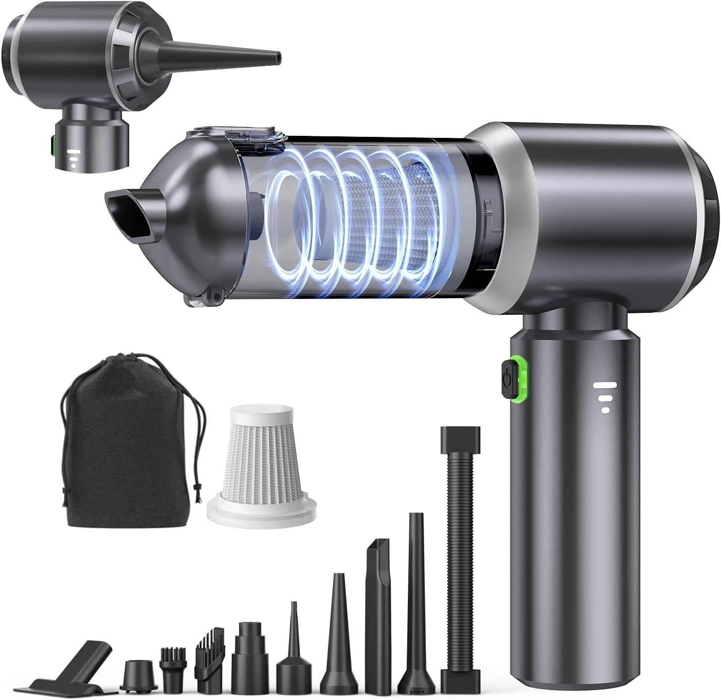 Vacuum Portable Cordless, Small Handheld Vacuum Cleaner with 24000PA ...