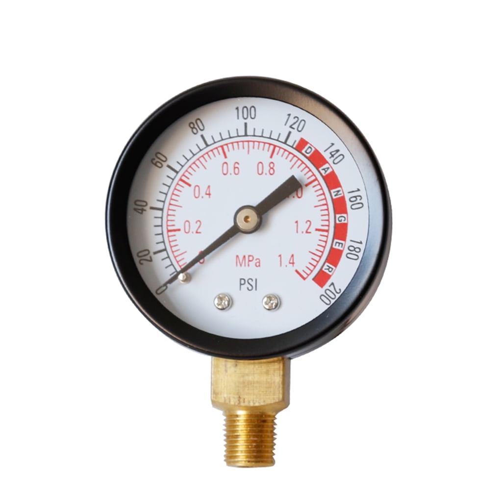 Vacuum Pressure Gauge Air Gauge Air Tank 1/8" NPT Bottom Mount ...